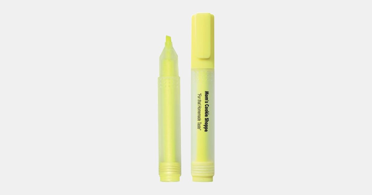 Custom Printed Frosted Barrel Highlighter with your logo ...