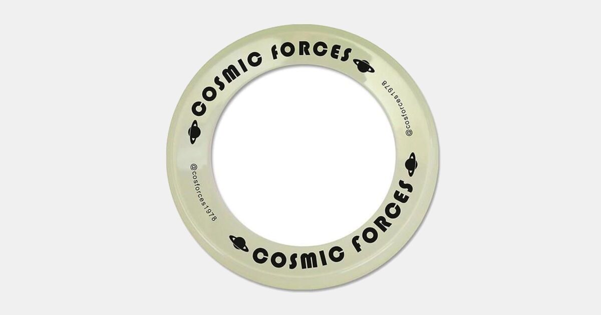 Glow In The Dark Ring Flyer USA Made with your logo | MiniThrowBalls.com