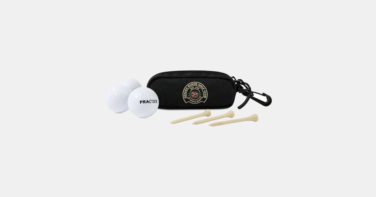 Custom Printed Golf Links Ball & Tee Caddy Kit with your logo ...