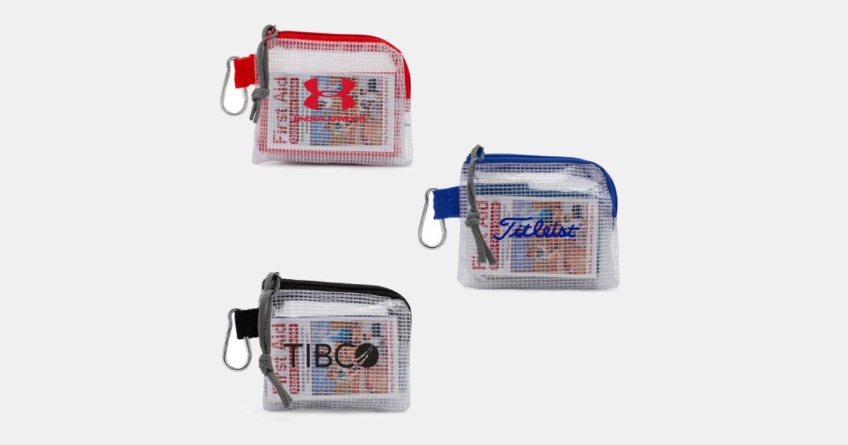 Custom Printed Golf Safety & First Aid Kit with your logo ...