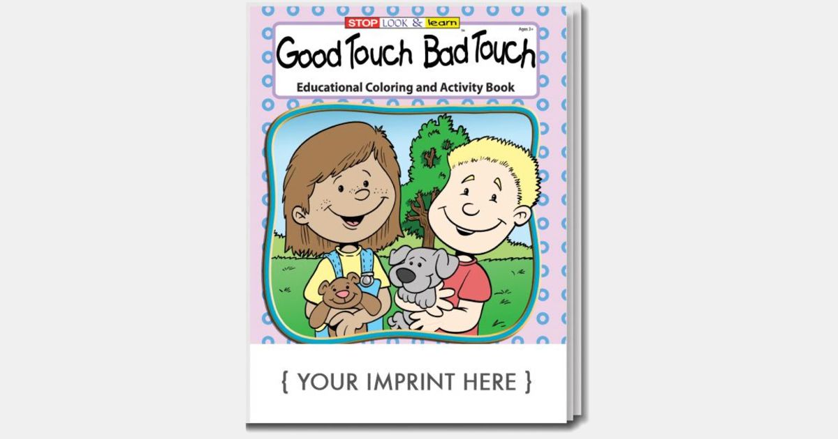 Good Touch Bad Touch Coloring And Activity Book with your logo ...