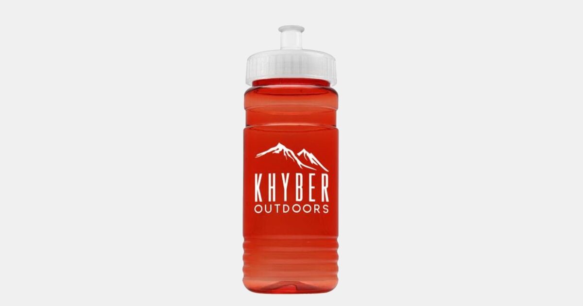 Groove 20 Oz Bottle - Push Pull Lid with your logo | MiniThrowBalls.com