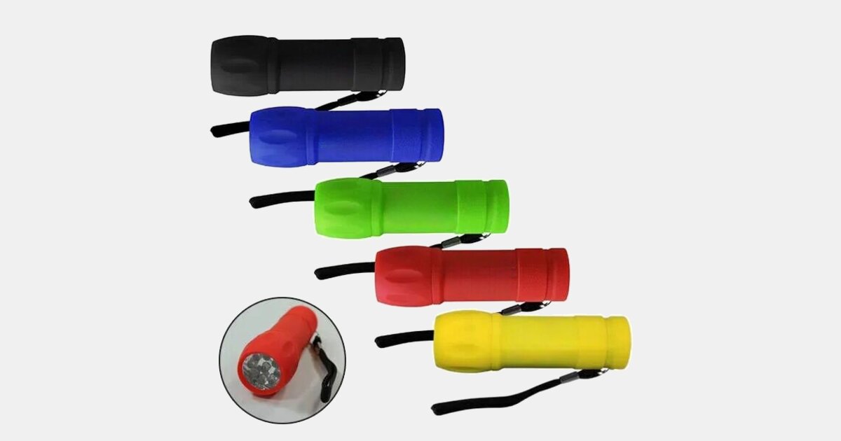 Custom Printed Halcyon(R) LED Flashlight with your logo ...