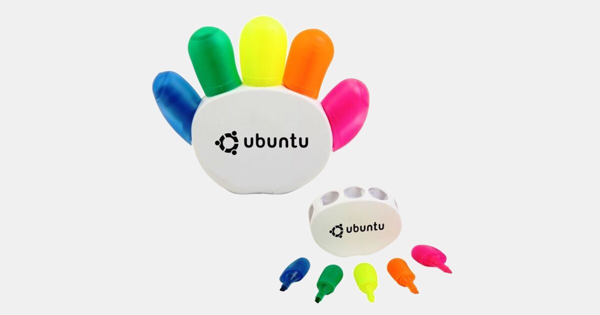 Customizable Hand Highlighter with your logo | MiniThrowBalls.com