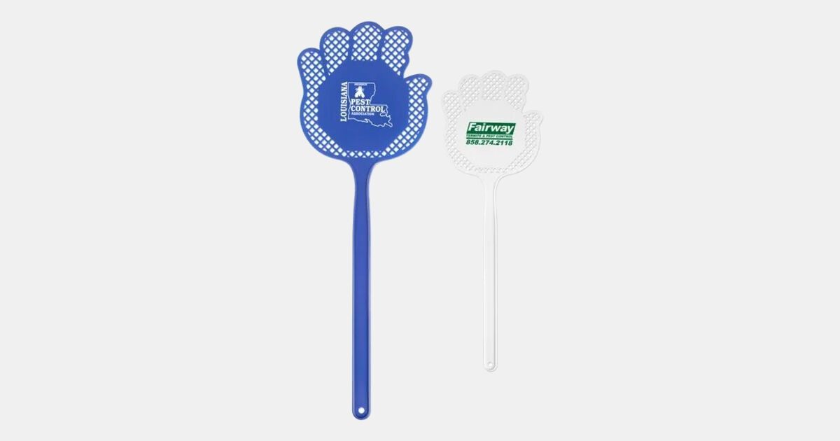 Custom Imprinted Hand Shaped Fly Swatter with your logo ...