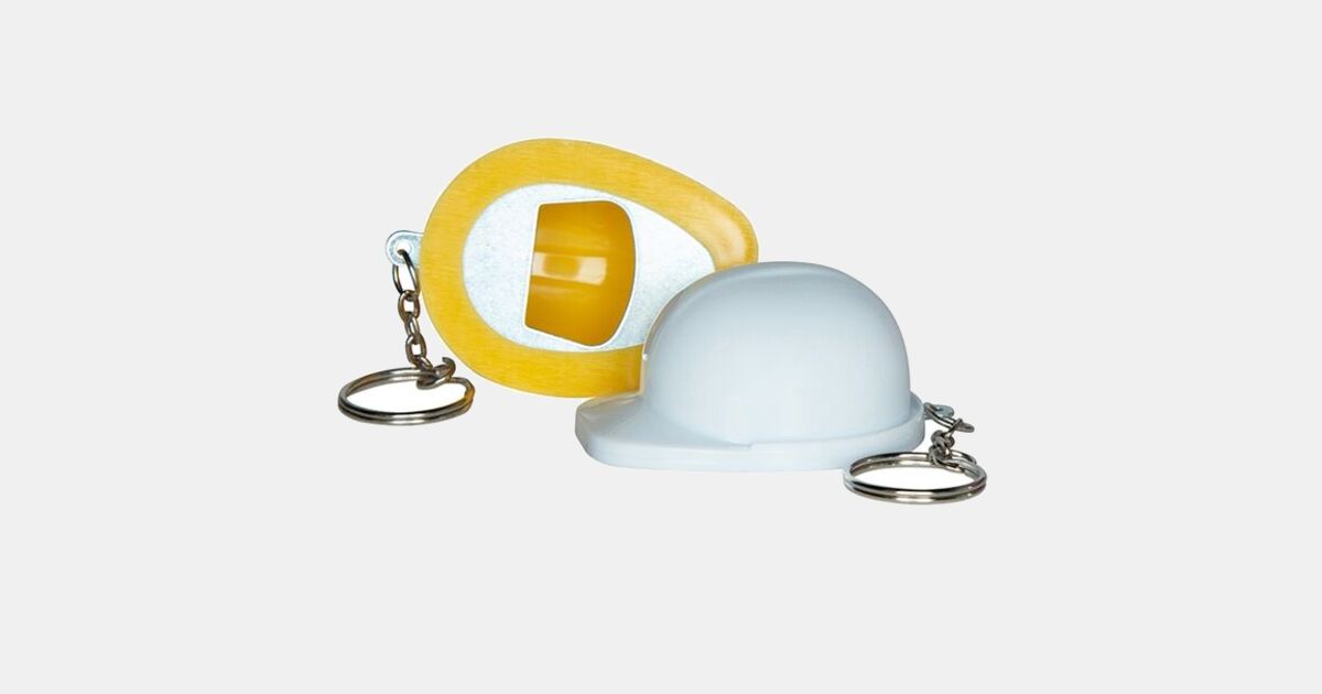 Promotional Hard Hat Bottle Opener Keyring with your logo ...