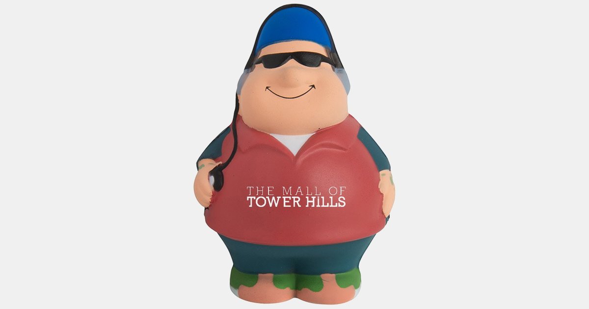 Custom Hip Hop Bert (R) Stress Reliever with your logo | MiniThrowBalls.com