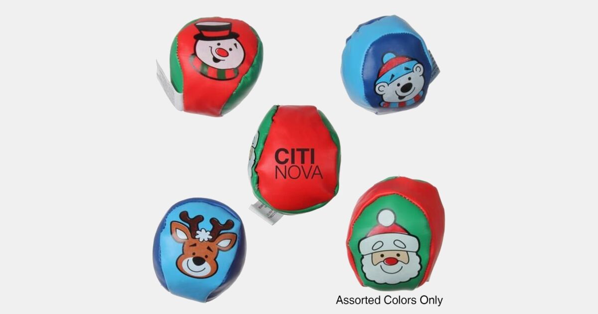 Holiday Kickball with your logo | MiniThrowBalls.com