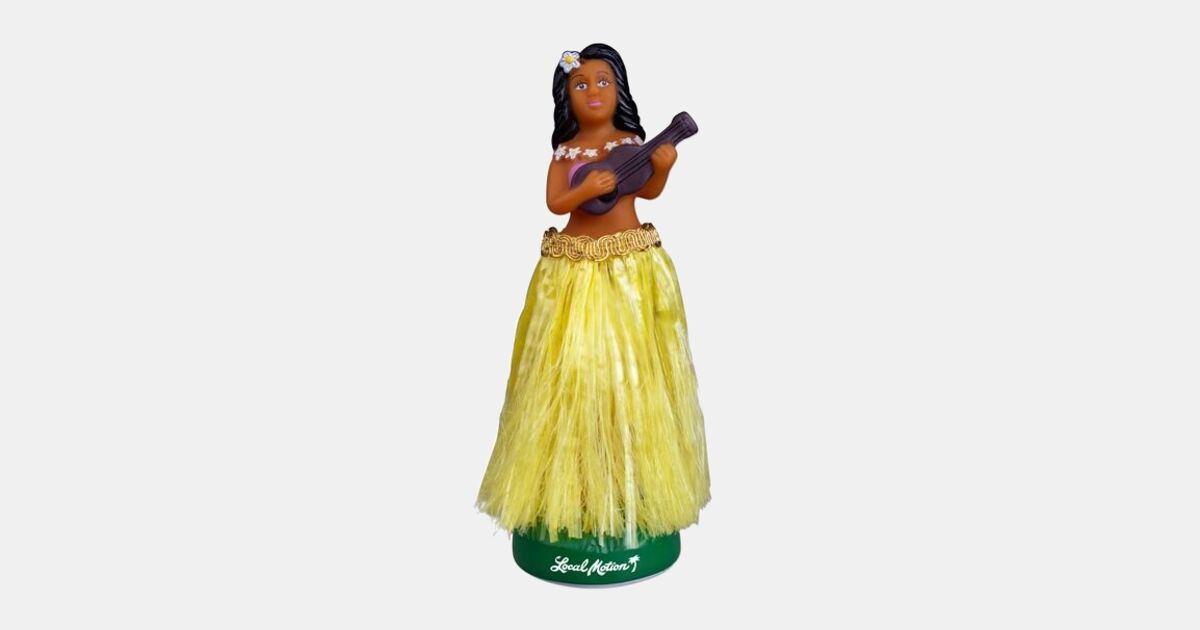 Hula Doll Dashboard Dancer with your logo | MiniThrowBalls.com