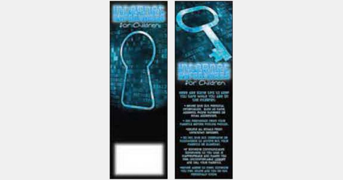 Internet Safeguards For Children Bookmark with your logo ...