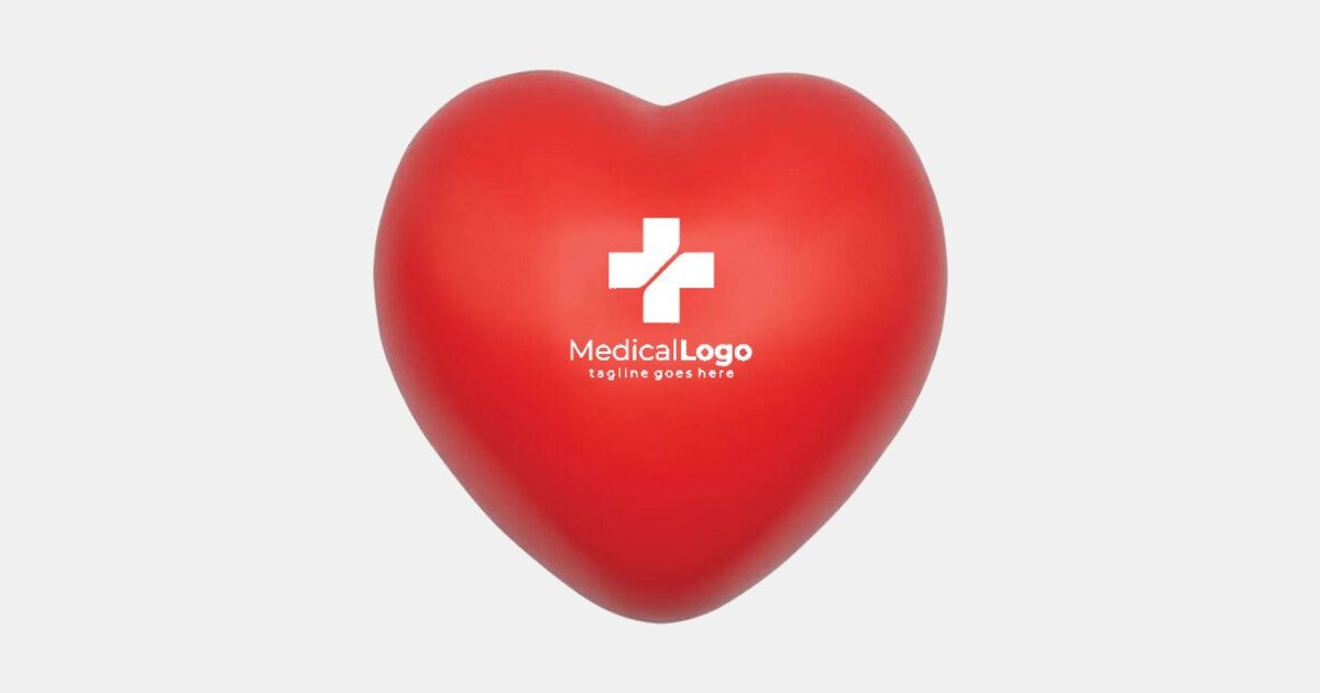 Jumbo Heart with your logo | MiniThrowBalls.com