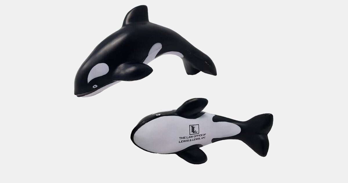 Promotional Killer Whale/Orca Stress Relievers / Balls with your logo ...