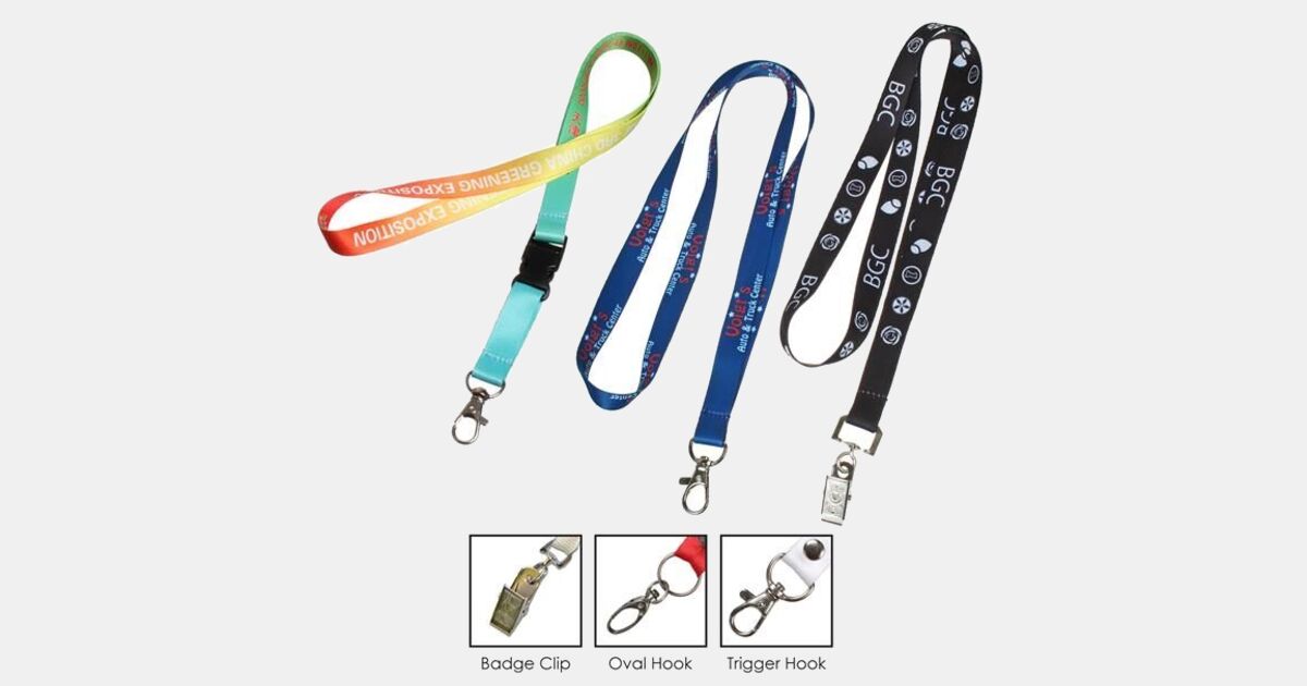 Lanyard - Full Color with your logo | MiniThrowBalls.com