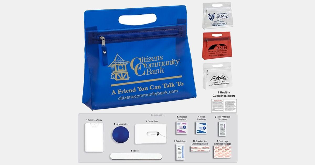 Layover 28 Piece Deluxe Travel Kit In Vanity Travel Pouch with your ...
