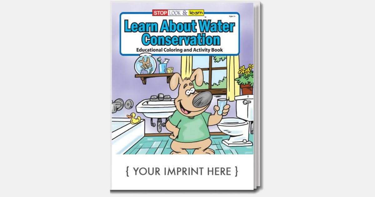 Learn About Water Conservation Coloring And Activity Book with your ...