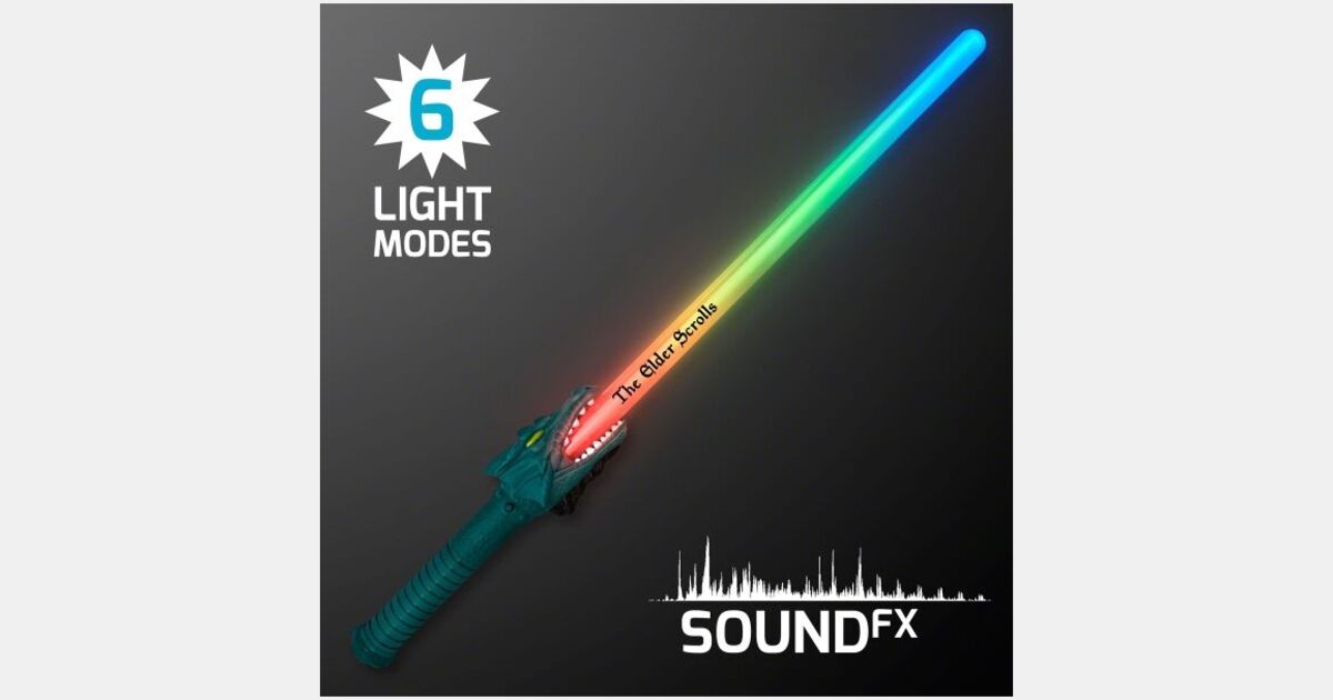 LED Dragon Saber Swords with Sound Effects with your logo ...