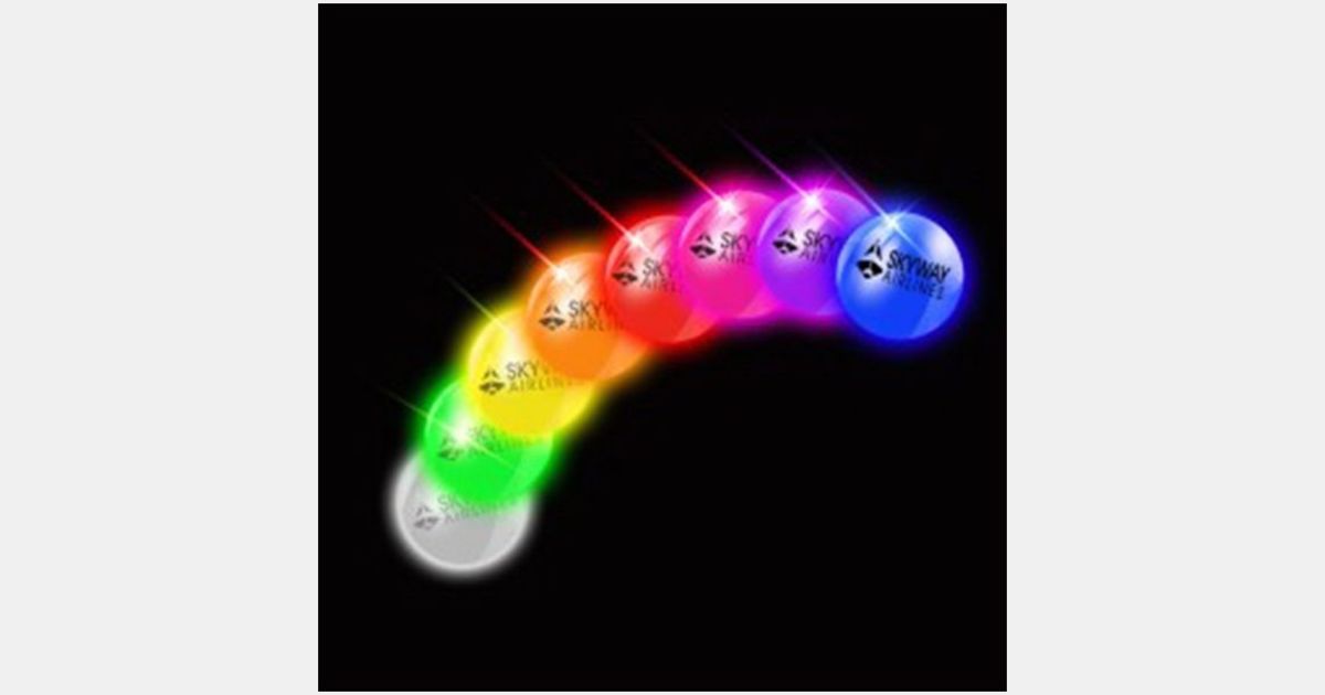 Bouncing Balls - LED Fusion Ball with your logo | MiniThrowBalls.com