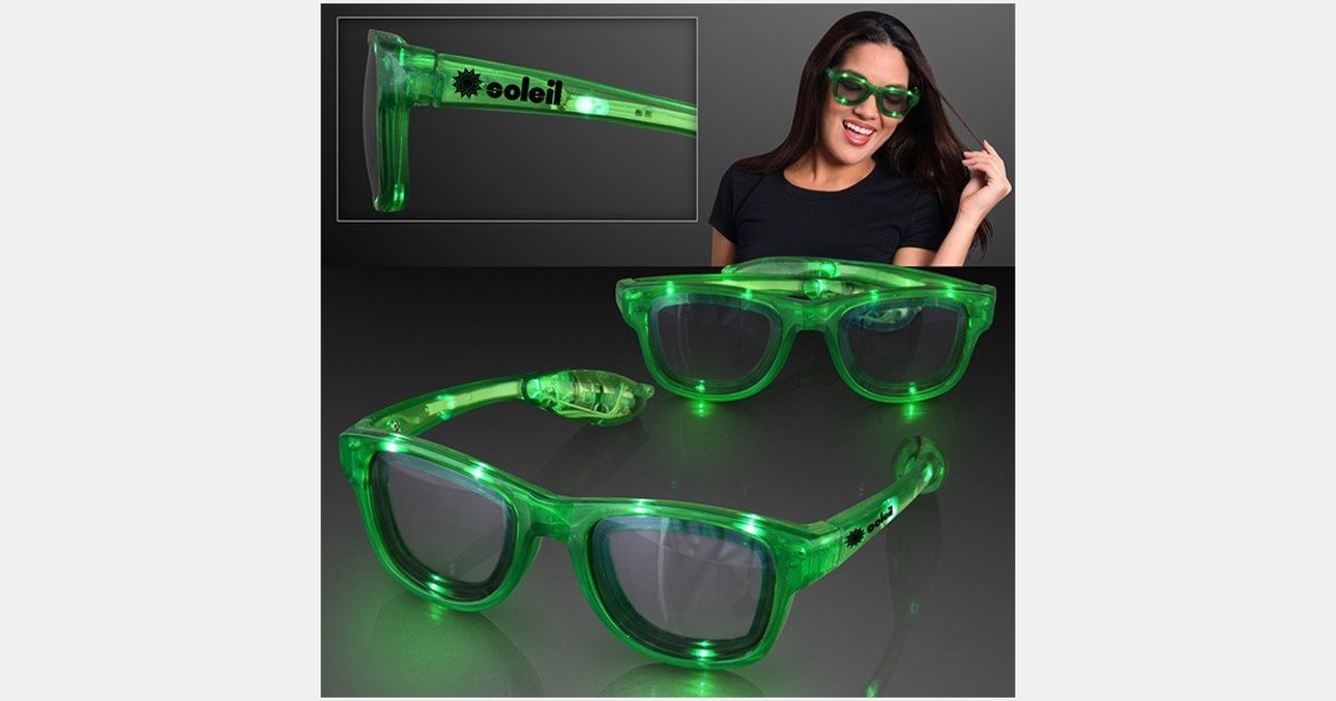 Personalized Sunglasses LED | MiniThrowBalls.com