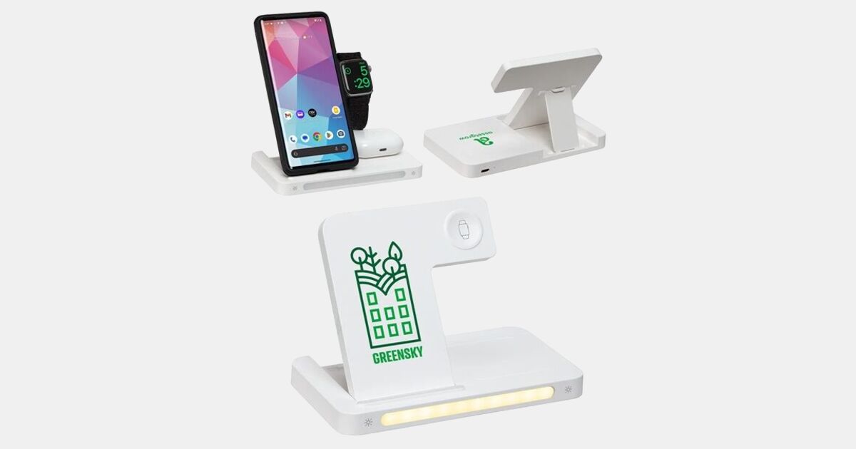 Custom Printed Legion 3-in-1 Charging Station with Ambient Lamp with ...