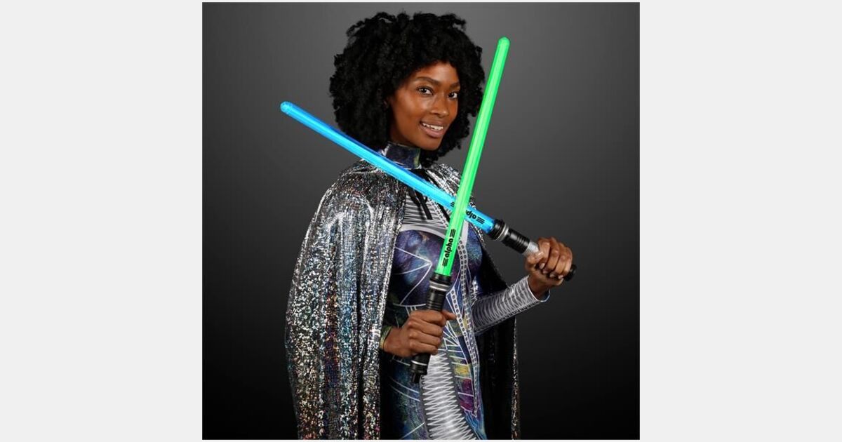 Custom Printed Light Up Deluxe Double Saber with Sound with your logo ...