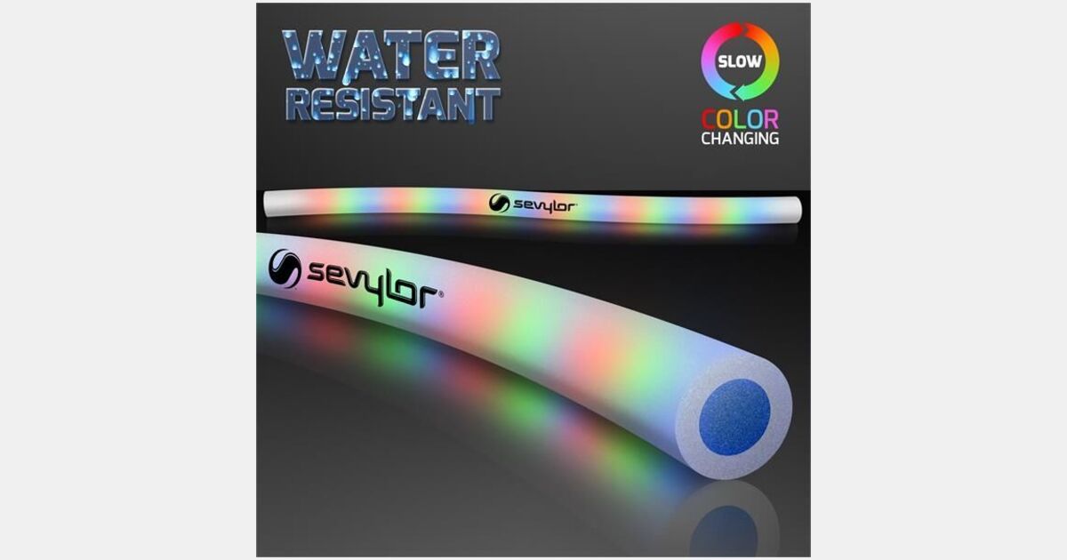 Custom Printed Light Up Pool Noodle Float with your logo ...