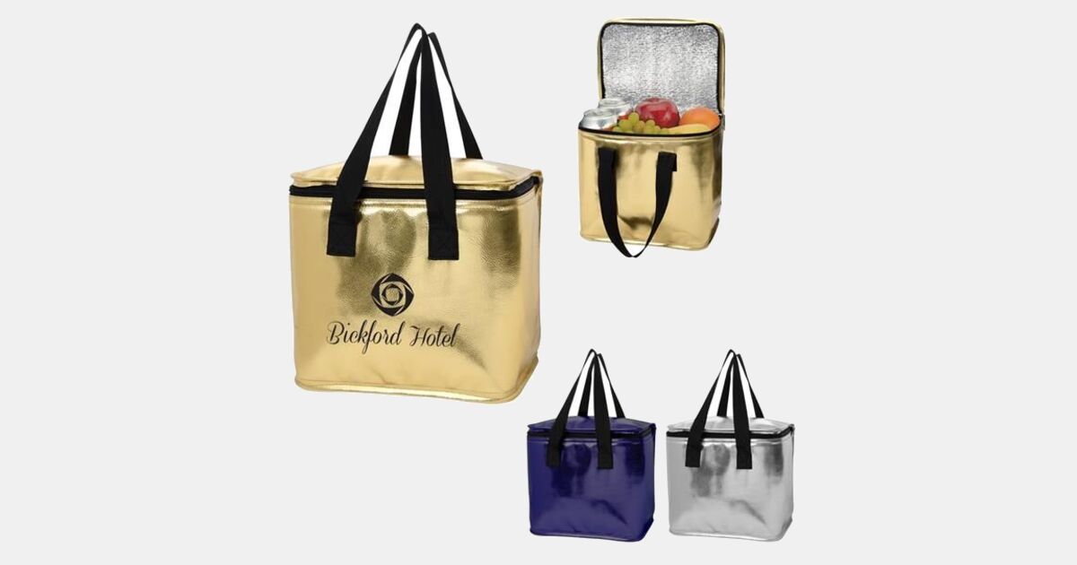 Major Metallic Cooler Bag with your logo | MiniThrowBalls.com