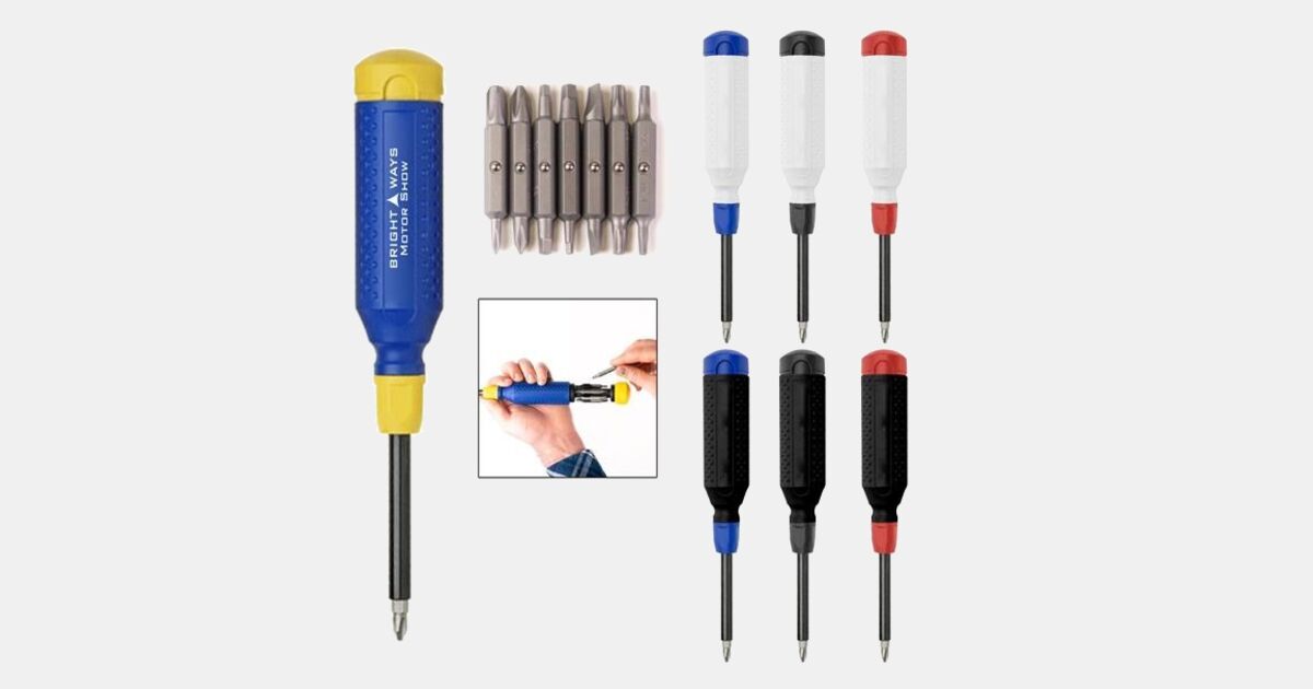 USA Made Megapro 15-In-1 Multi-Bit Screwdriver with your logo ...