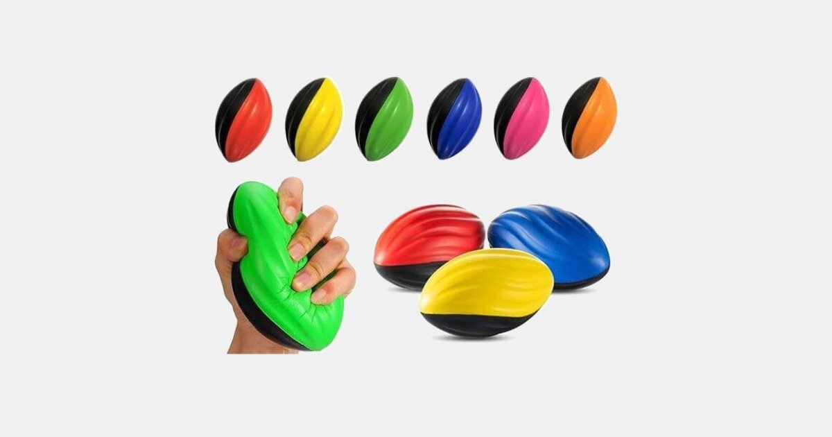 Mini Spiral Football Toys with your logo | MiniThrowBalls.com