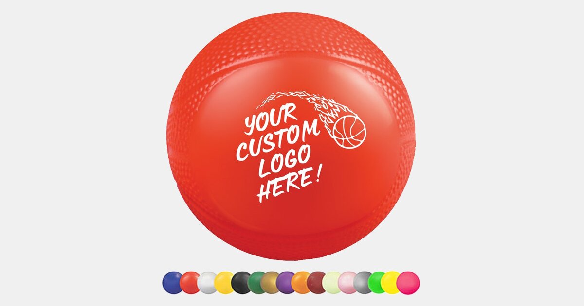Mini Throw Basketballs Printed with your logo | MiniThrowBalls.com