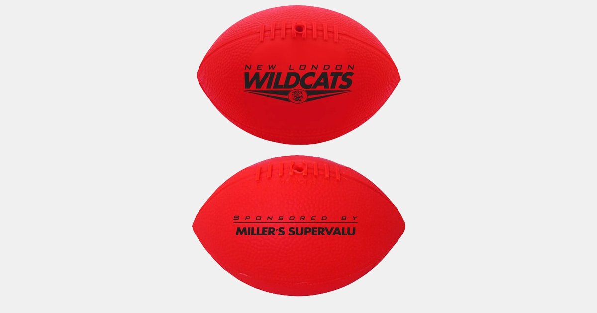 Custom Printed Mini Inflated Custom Vinyl Football - 7" Two Side with ...