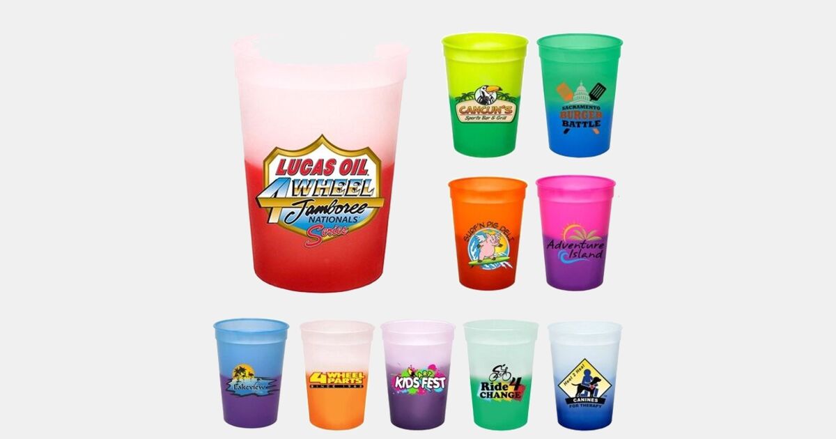 Custom Imprinted Mood(TM) 12 oz. Stadium Cup, Full Color Digital with ...