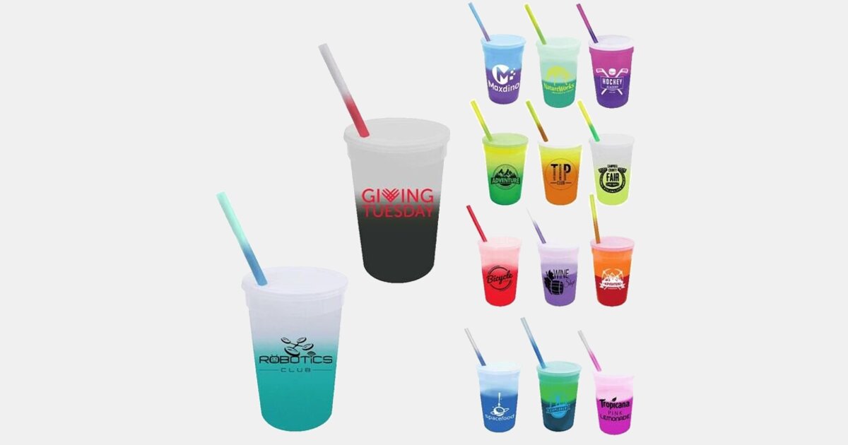 Custom Imprinted Mood Stadium Cup/Straw/Lid Set 22 oz. with your logo ...