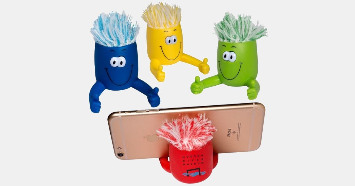 Imprinted Phone Stand - MopTopper(TM) Eye-Popping with your logo ...