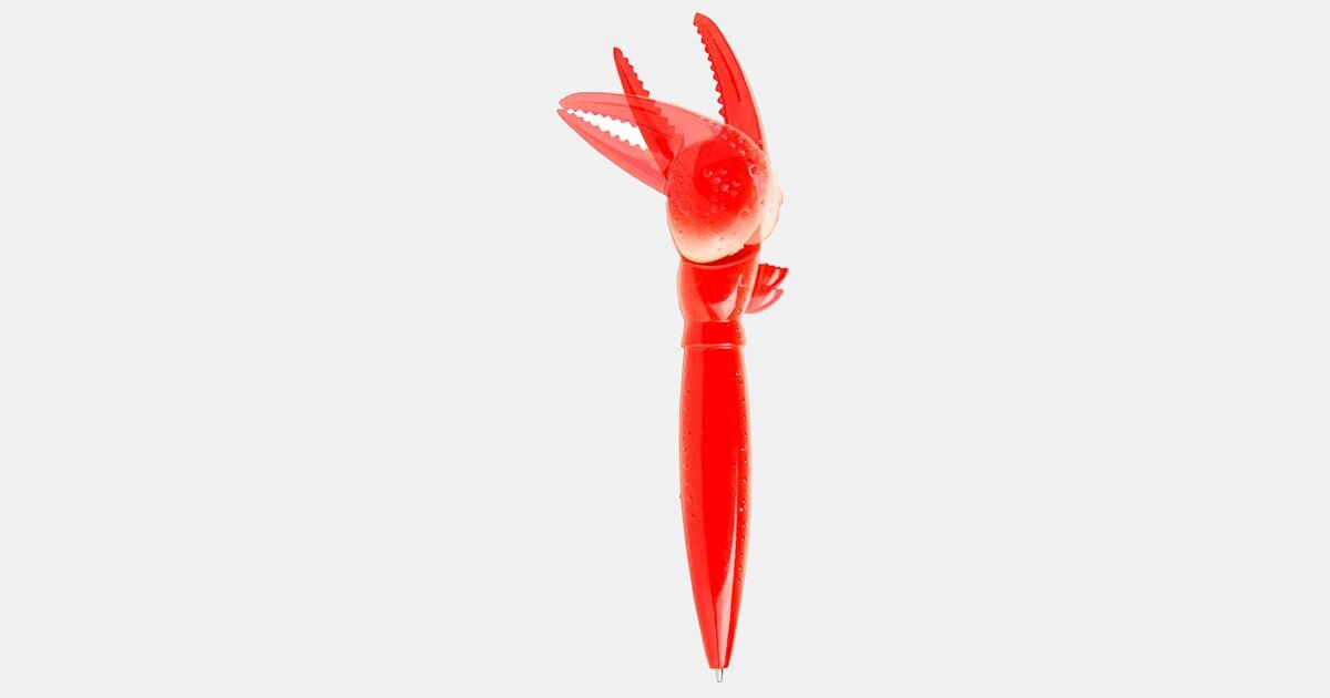Promotional Moving Crab Claw Pen with your logo | MiniThrowBalls.com