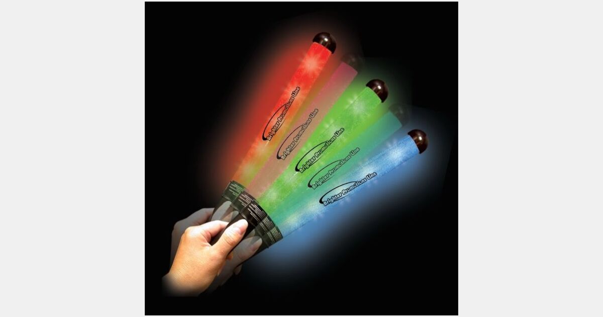 Light up Wand Custom Imprinted Multi Color LED Glow Patrol Wand ...