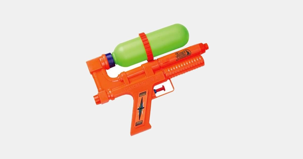 10" Water Tanker Gun with your logo | MiniThrowBalls.com