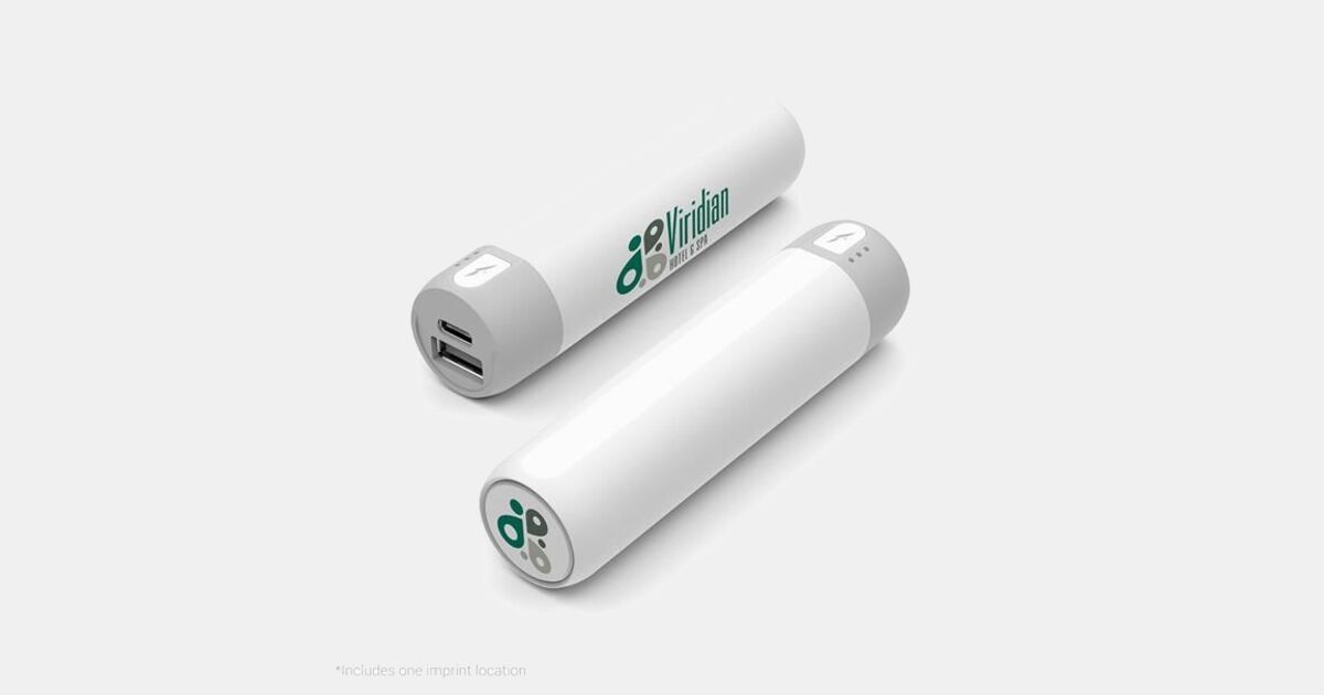 Nova Mobile Back-Up Charger with your logo | MiniThrowBalls.com