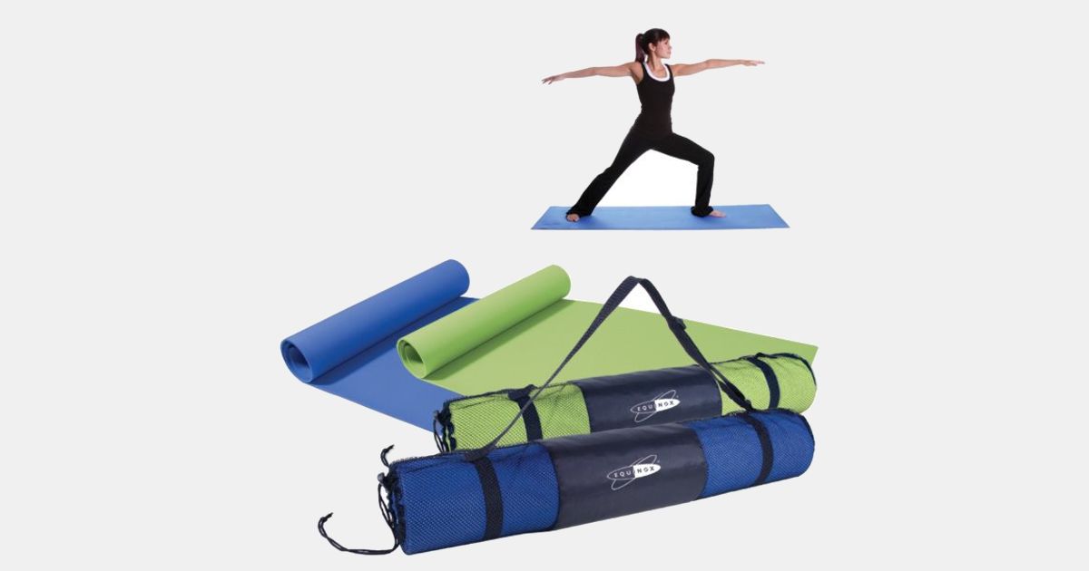 Imprinted On-The-Go Yoga Mat with your logo | MiniThrowBalls.com