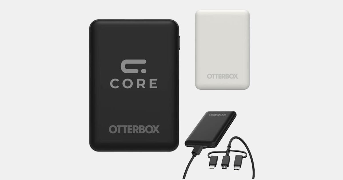 OtterBox 5000 MAH 3-IN-1 Mobile Charging Kit with your logo ...