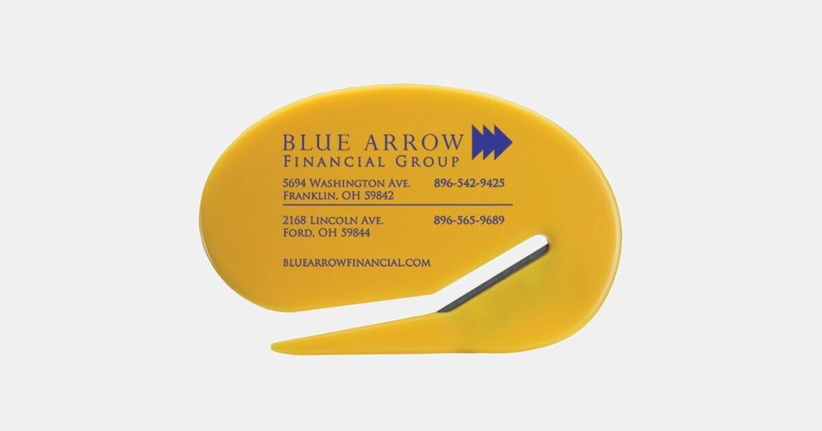 Oval Keystone Cutter With Magnetic Strip with your logo ...