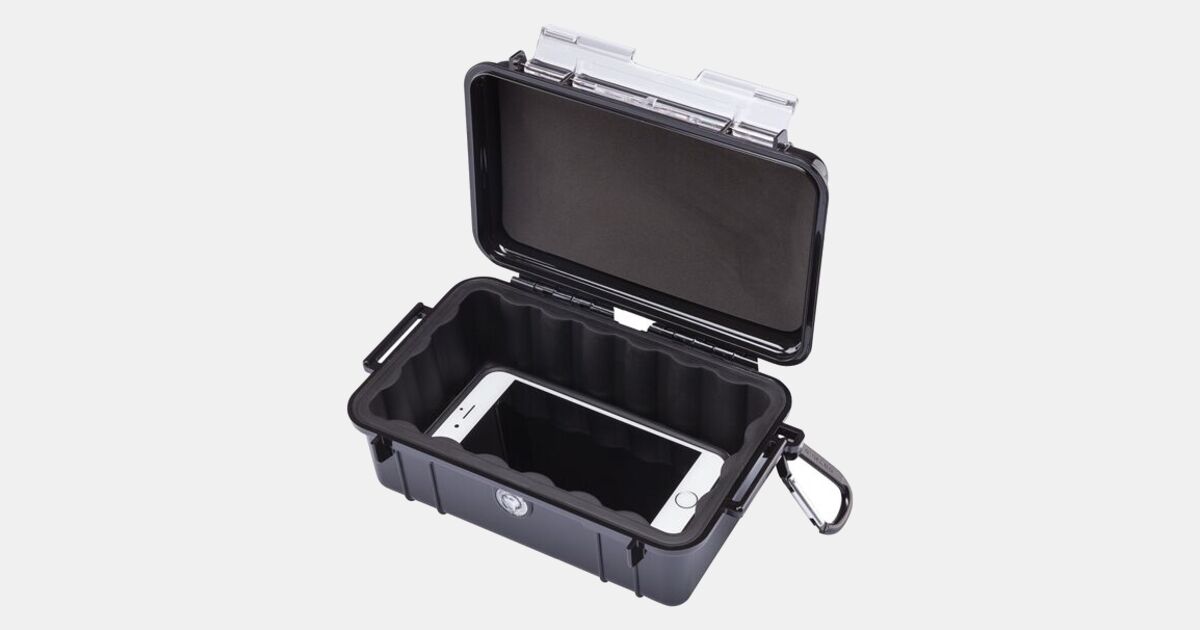 Pelican(TM) 1050 Micro Case - Solid Lid USA Made with your logo ...