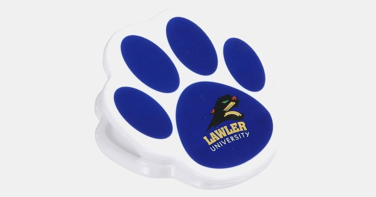 Marketing Pet Paw Power Clip with your logo | MiniThrowBalls.com