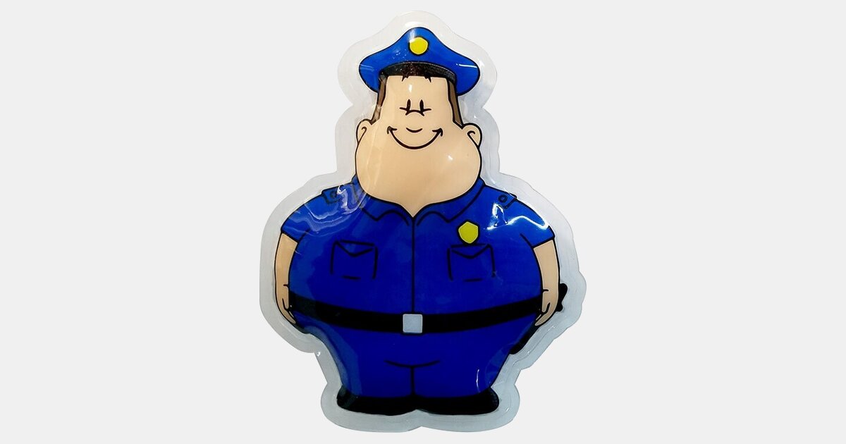 Promotional Police Bert Gel Bead Hot/Cold Packs with your logo ...