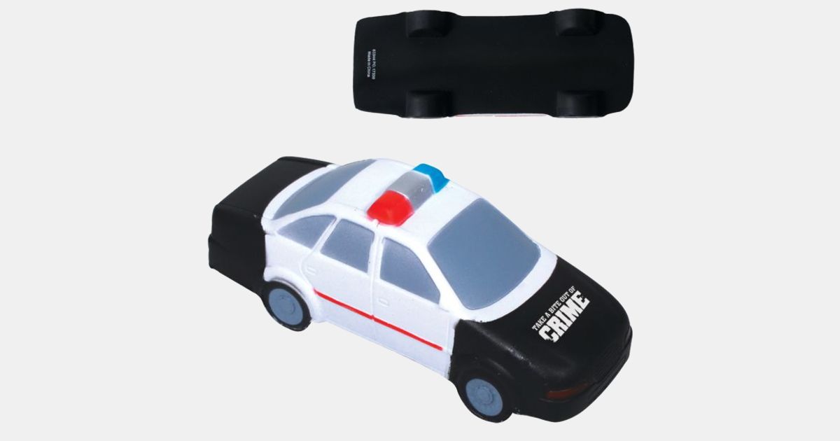 Stress Ball Police Car | MiniThrowBalls.com