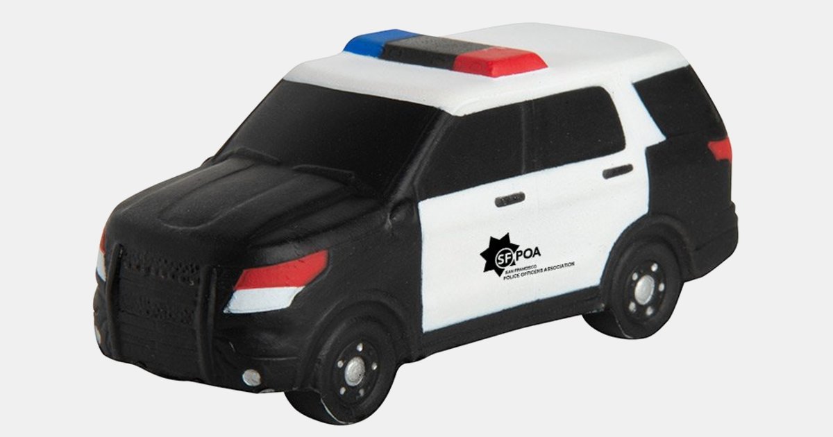 Custom Squeezies (R) Police Suv Stress Reliever with your logo ...