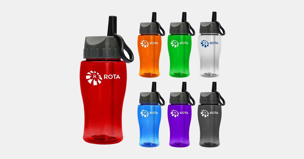 Poly-Pure Junior 18 Oz Transparent Bottle with your logo ...