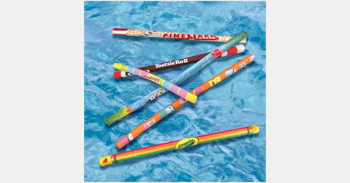 Pool Noodle with your logo | MiniThrowBalls.com