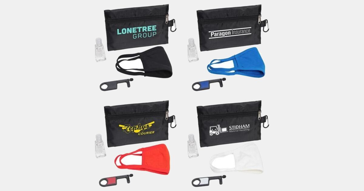 Marketing Ppe Daily Kit with your logo | MiniThrowBalls.com