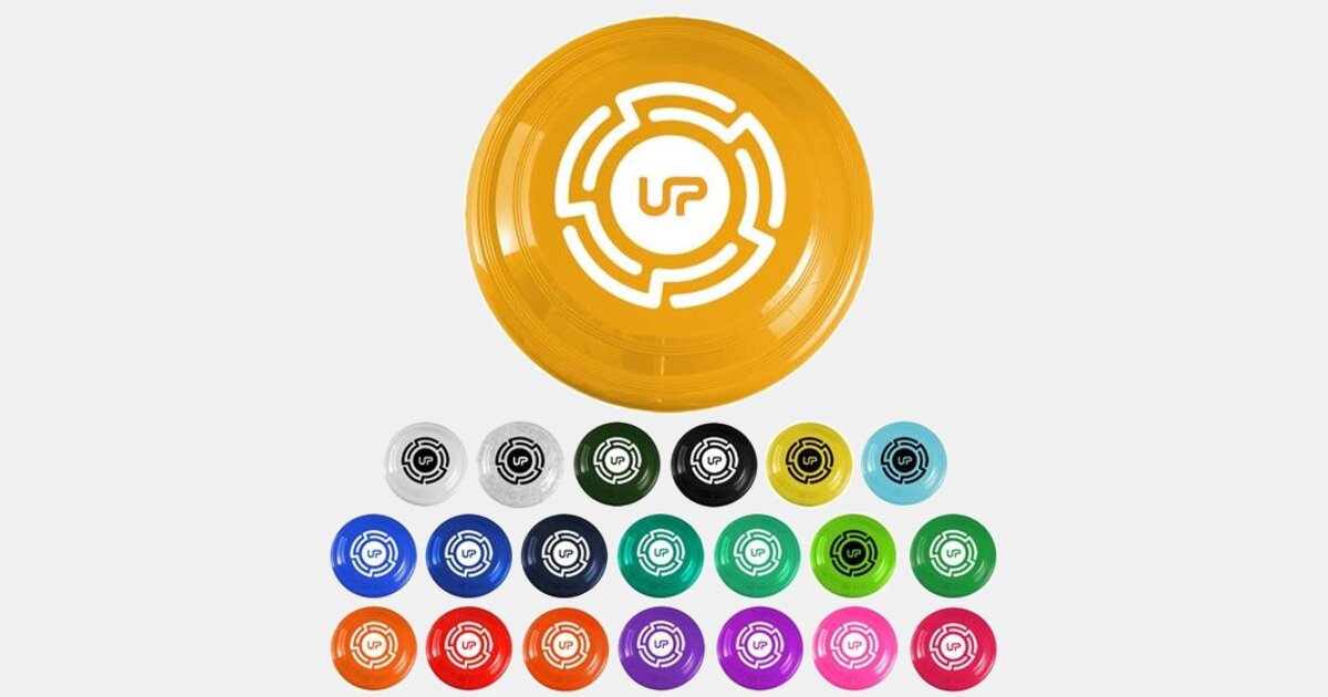Printed Frisbee Flyer USA Made with your logo | MiniThrowBalls.com