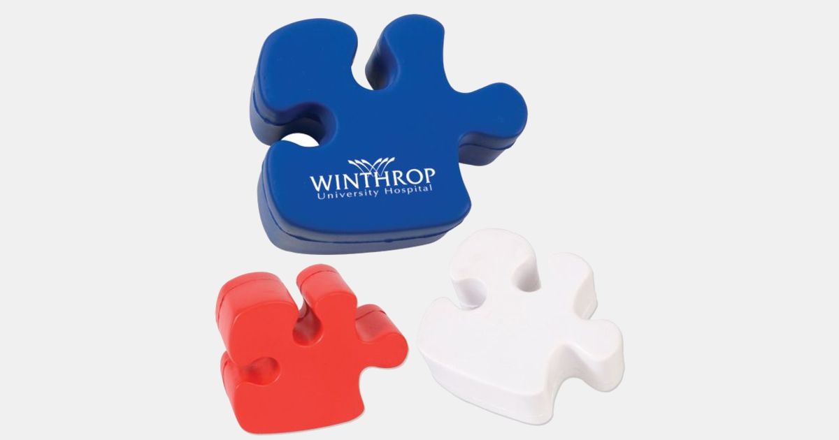 Stress Ball Puzzle Piece | MiniThrowBalls.com